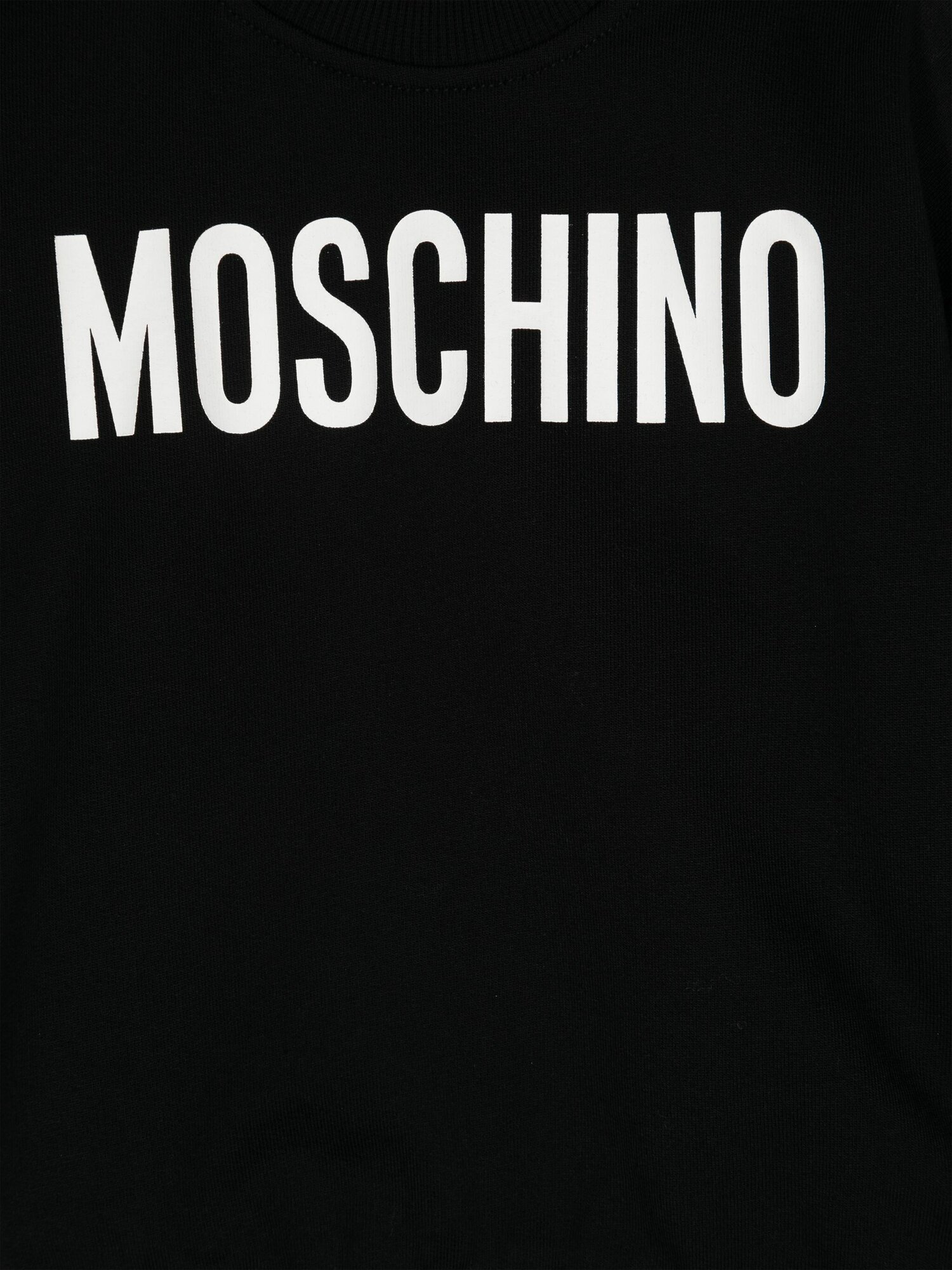 Толстовка MOSCHINO Толстовка с логотипом, размер 86, черный — фото 1