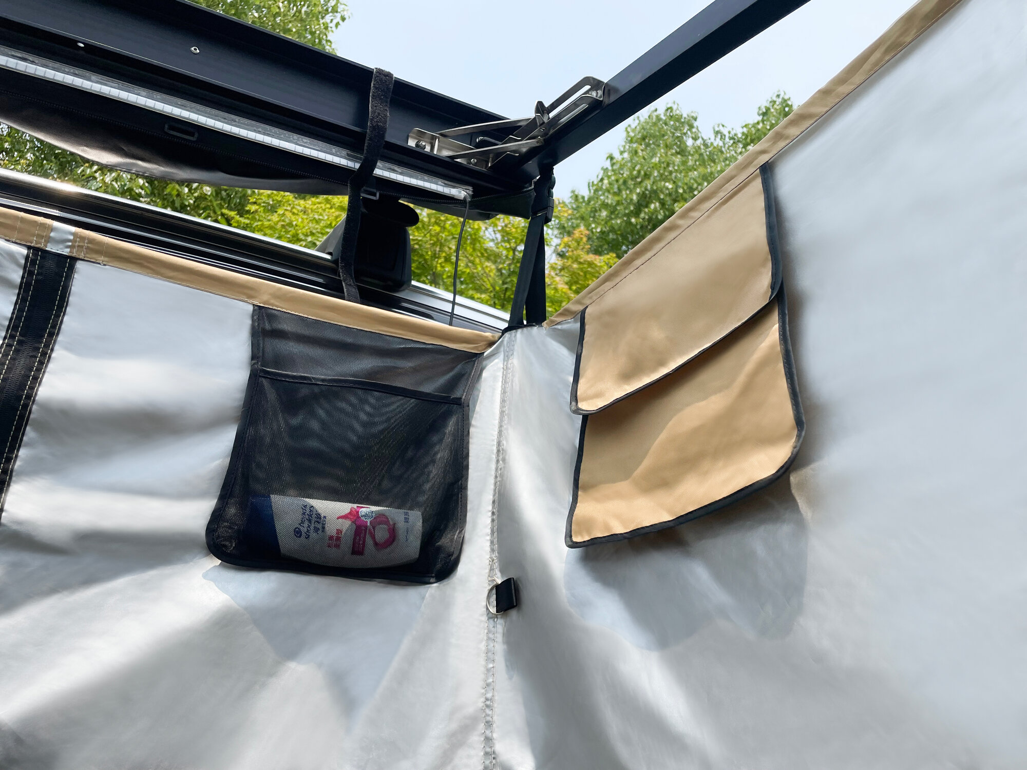 Тент-маркиза РИФ - душевая кабинка с тканевой крышей