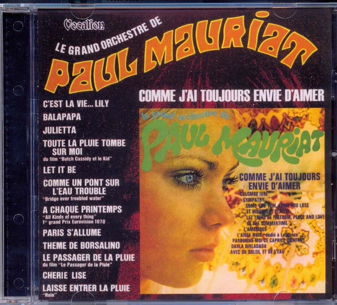 Paul Mauriat (2 in 1) - Cest la vieLily & Comme jai toujours envie daimer + 3 bonus tracks 1970/71 г Компакт диск