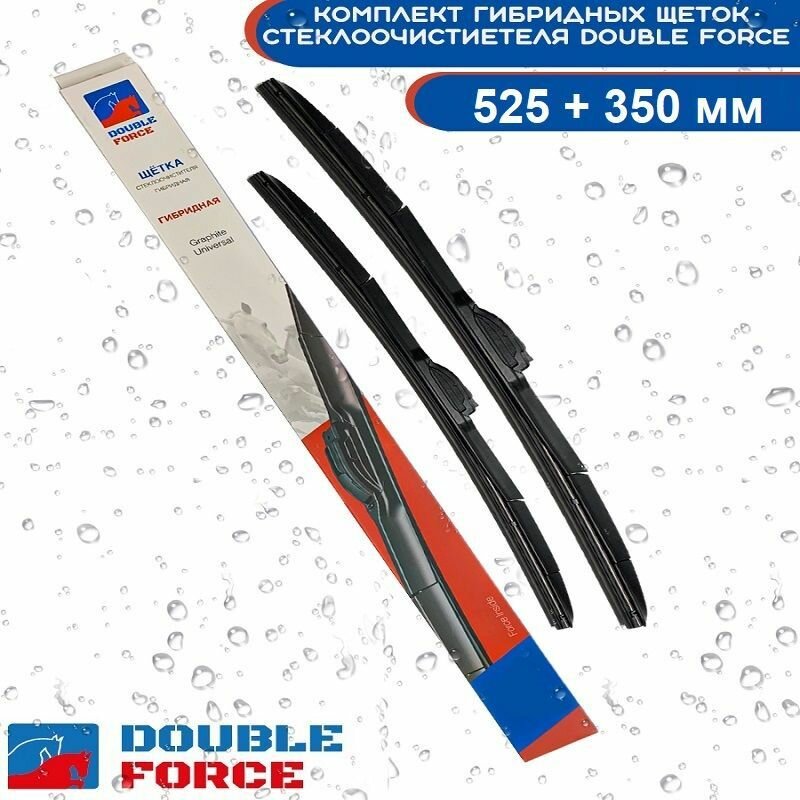 Комплект стеклоочистителей дворники Nissan Days Roox 2014-2020 (525+350 мм.) Правый руль