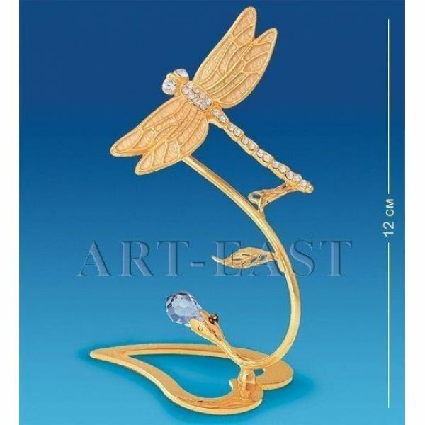 Композиция Стрекоза со стразами A6408 Crystal Temptations, Металл, кристалл