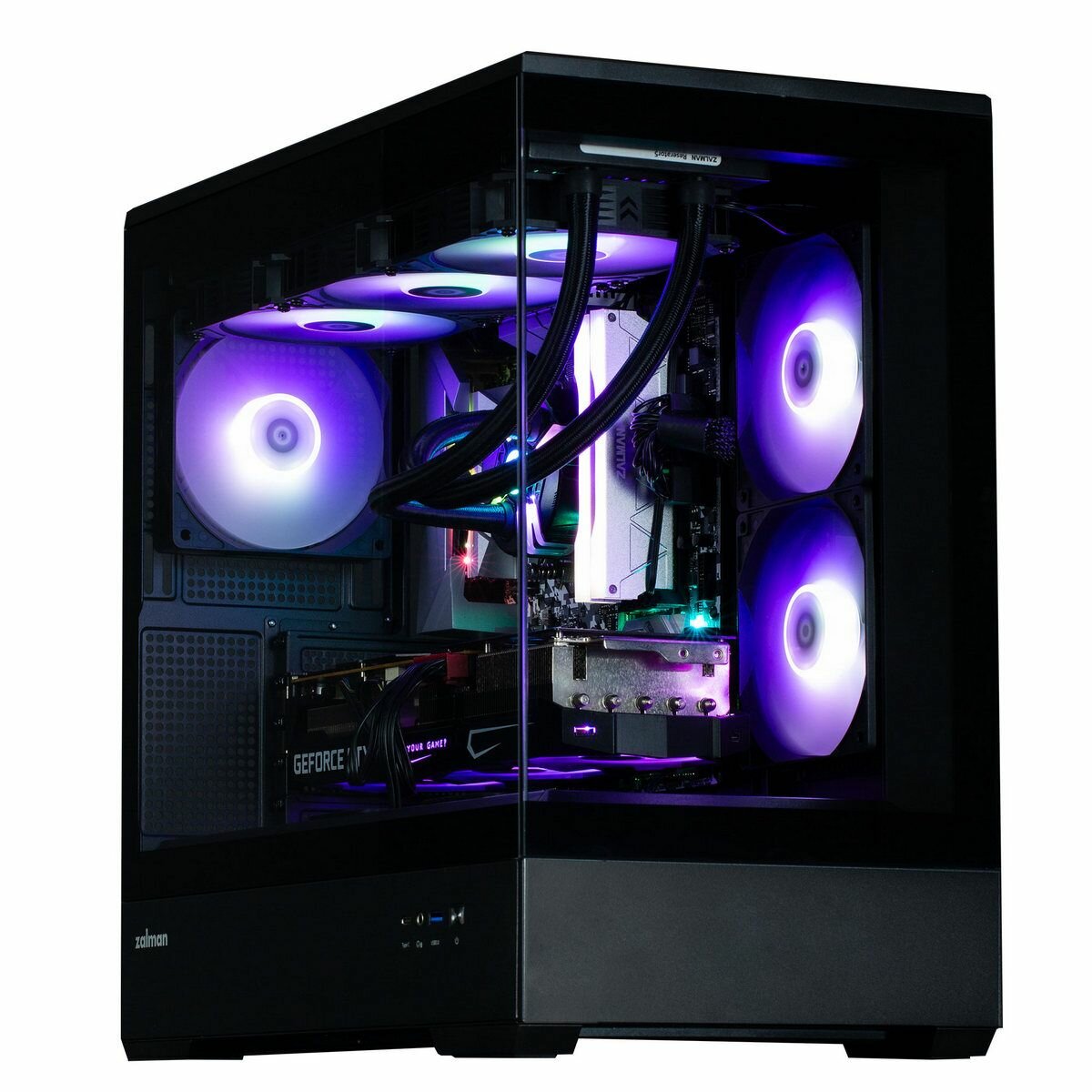 Корпус для ПК Zalman P30 Black, Mini Tower, Micro-ATX, Черный (P30 Black)