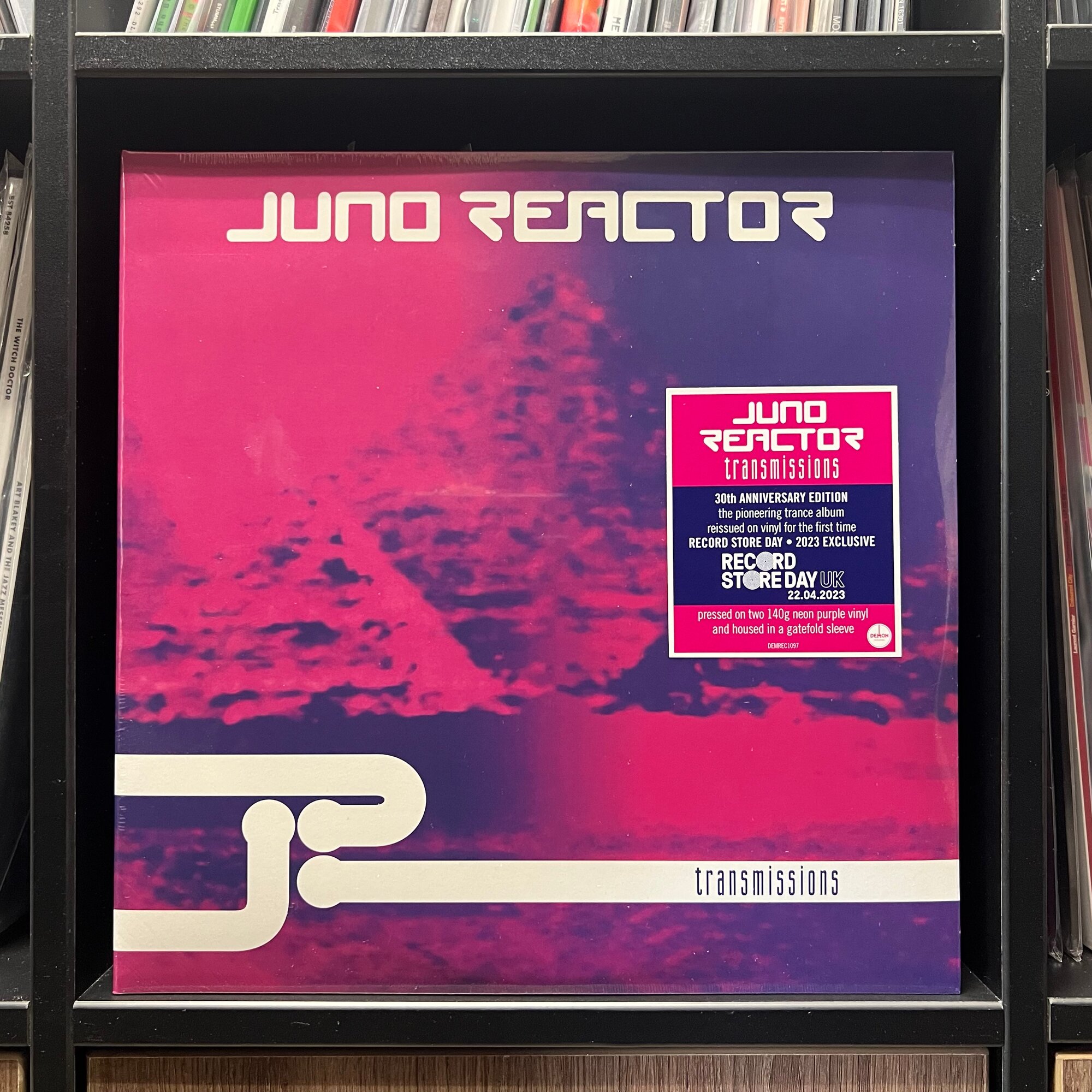 Виниловая пластинка JUNO REACTOR - Transmissions (30th Anniversary Edition) (Record Store Day RSD 2023) (still sealed, gatefold neon purple vinyl 2xLP) LP Винил