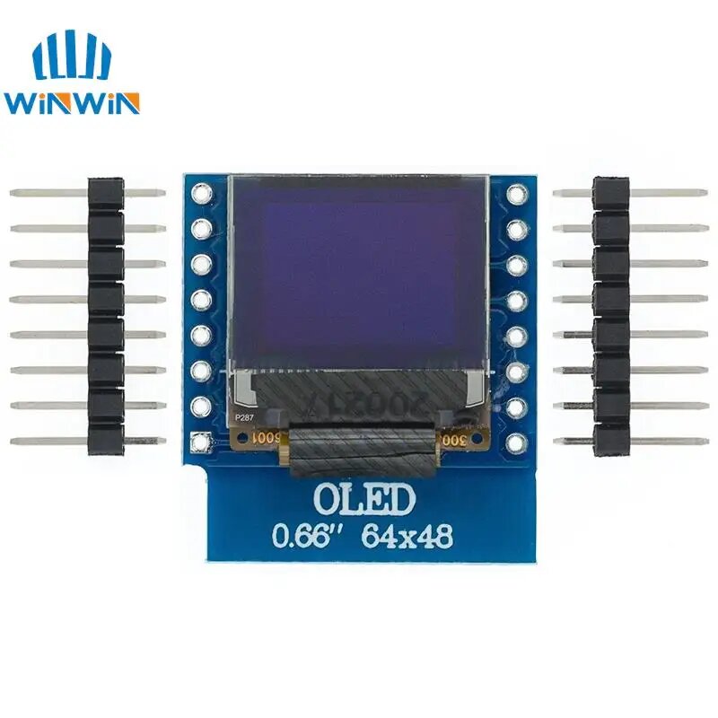 OLED дисплей 0,66 дюйма AITEWIN ROBOT для WEMOS D1 MINI