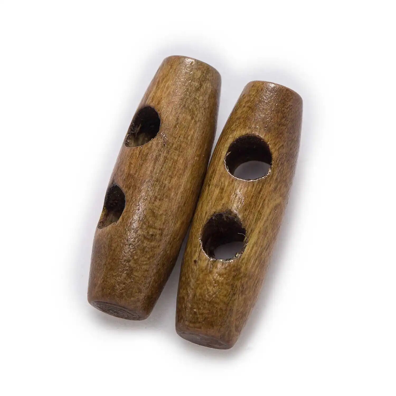 Деревянные пуговицы-переключатели в форме оливок Halo Home Коричневый, 40MM, E