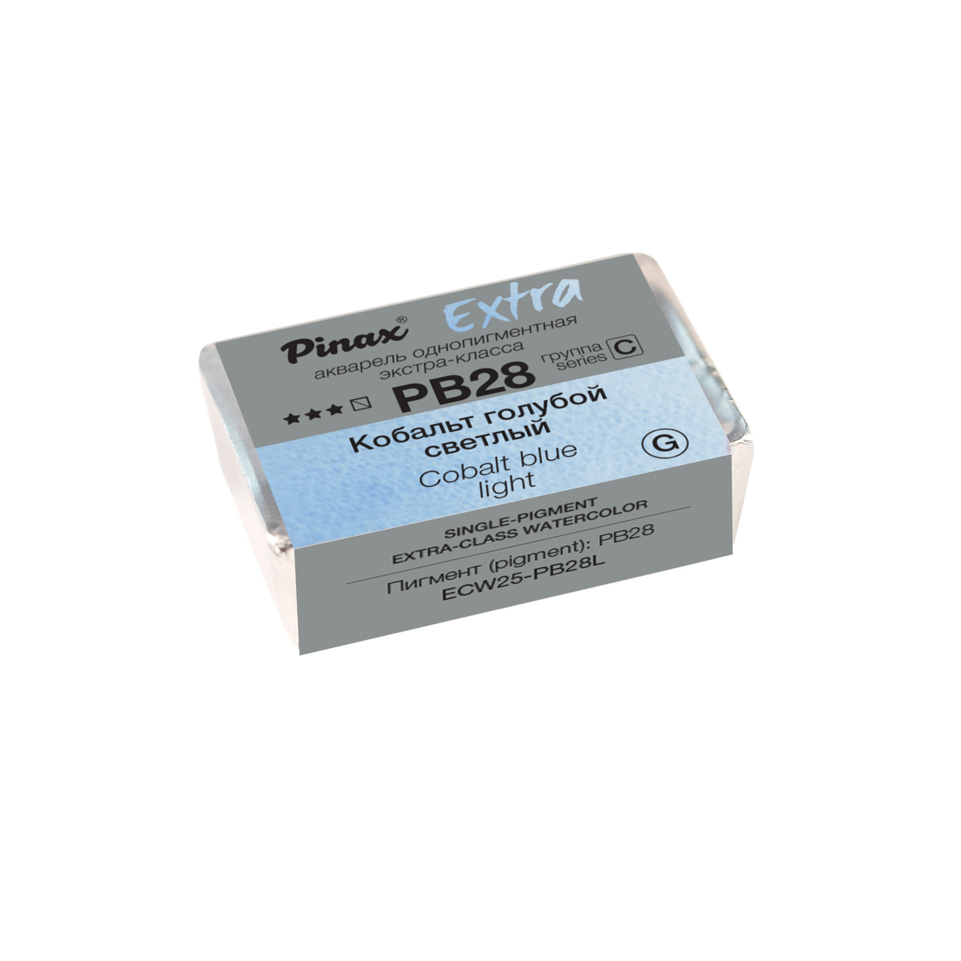 Краска акварель EXTRA сер. C №PB28L кобальт голубой светлый кювета 2,5мл