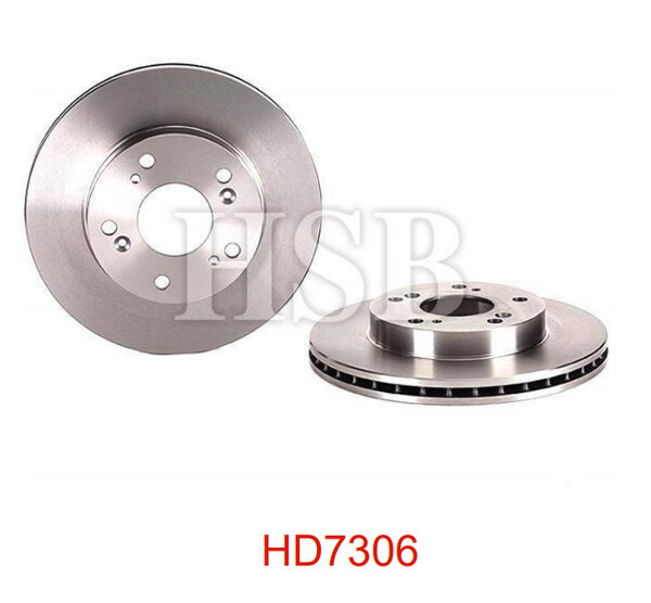 Диск тормозной HSB HD7306, передний, для Hyundai, Mitsubishi, Kia