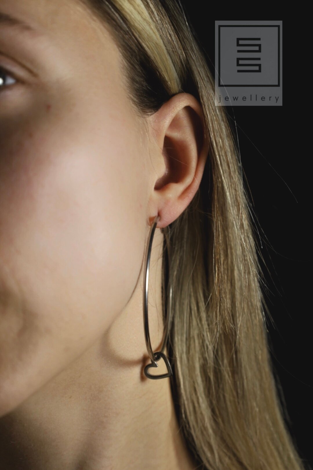 Комплект серег SensualSteel.BRAND, серебро — фото 1