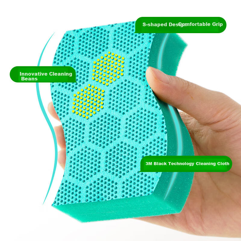 3M Scotch-Brite посудомоечная губка чистить подушка, обезжирение ткань, универсальная чистка кухни подушка, 12-пакет