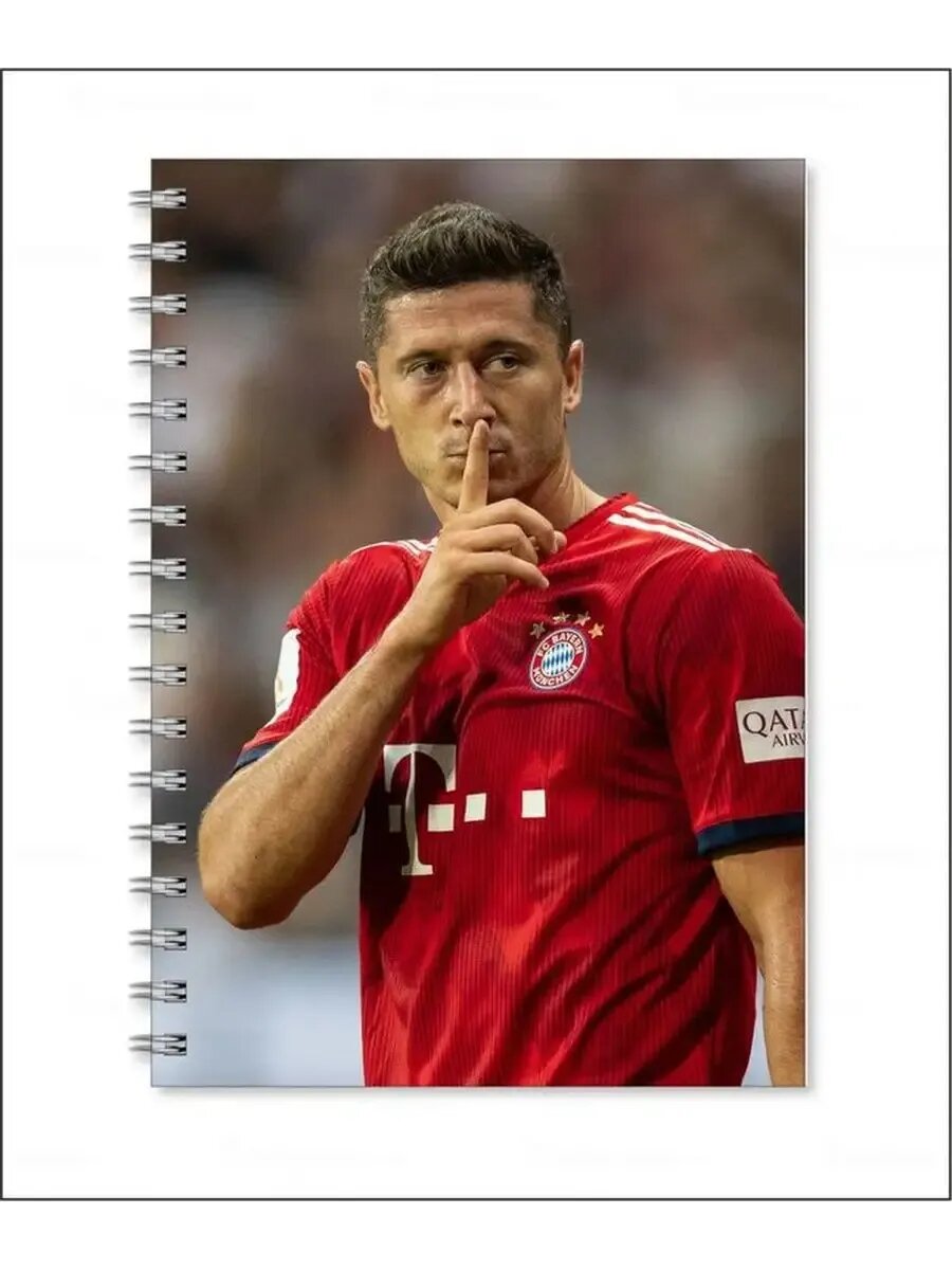 Тетрадь Роберт Левандовский, Robert Lewandowski №13, А5