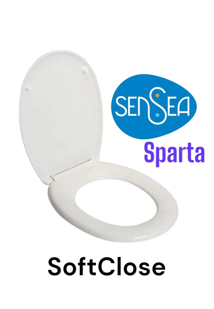 Крышка-сиденье для унитаза SenSea "Sparta" SoftClose, с микролифтом