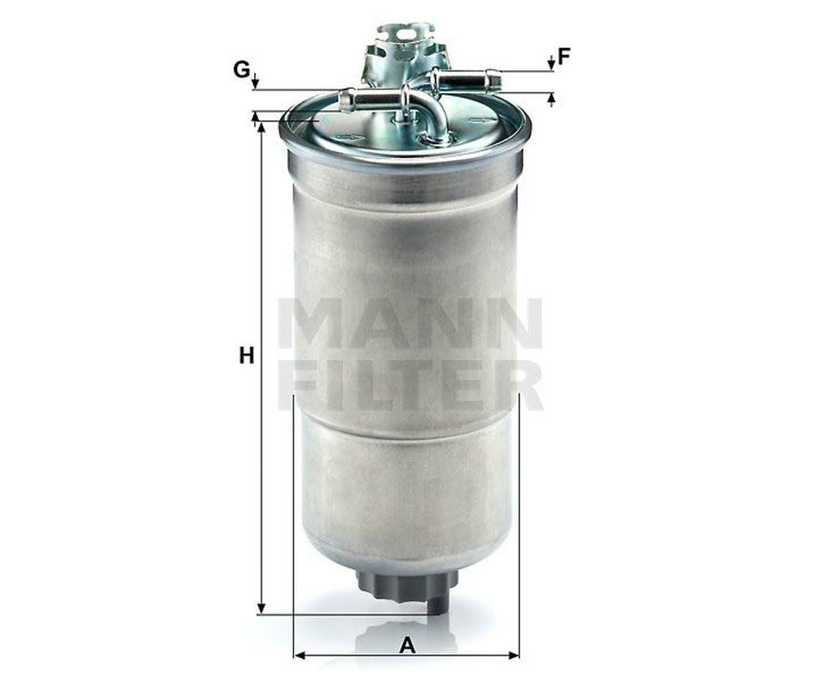 Фильтр топливный для автомобилей MANN FILTER WK8533X (запчасти и расходники)