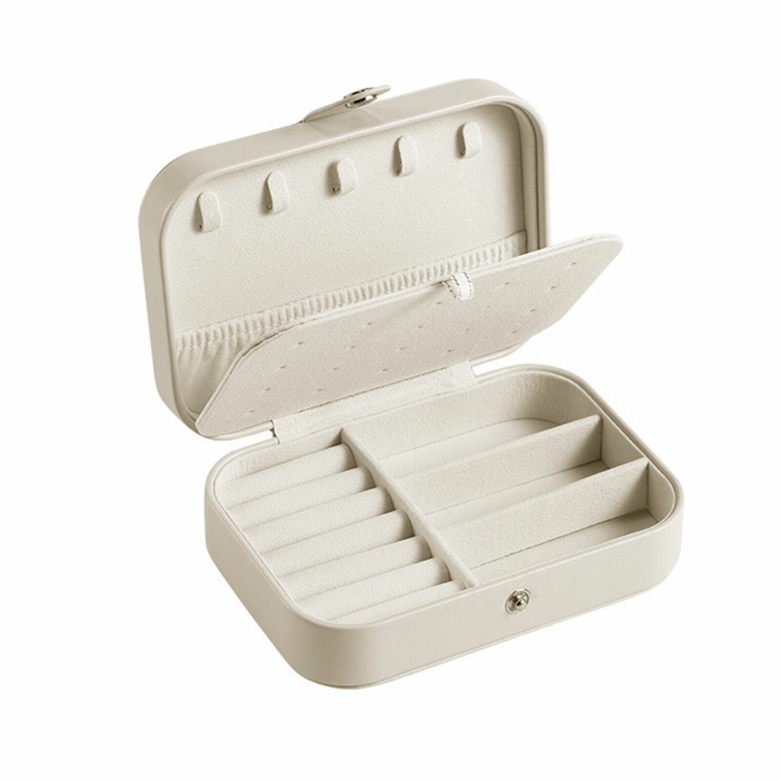 Чехол для хранения ювелирных изделий Шкатулка для драгоценностей из искусственной кожи