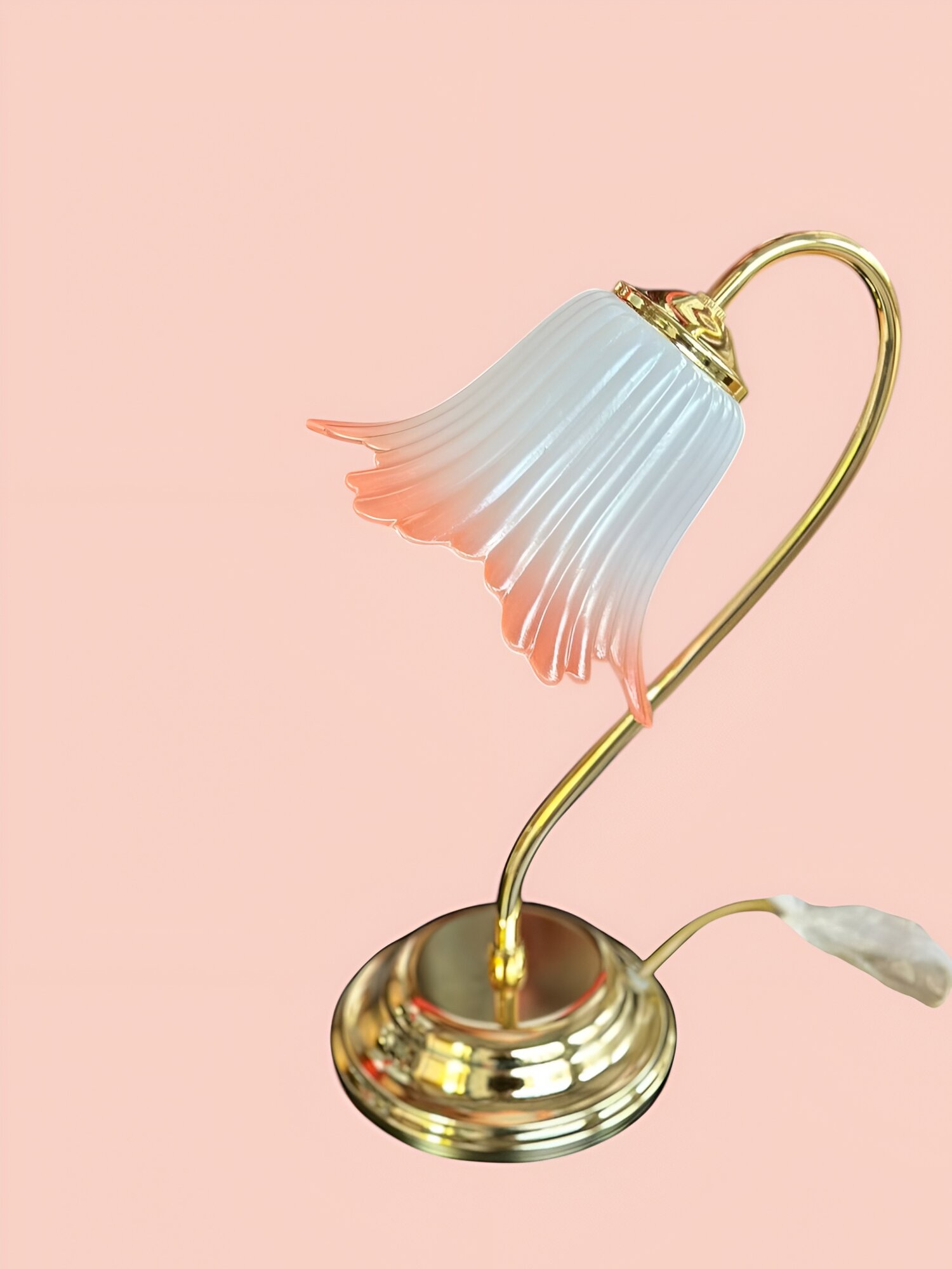 Лампа настольная светильник винтаж цветок СССР