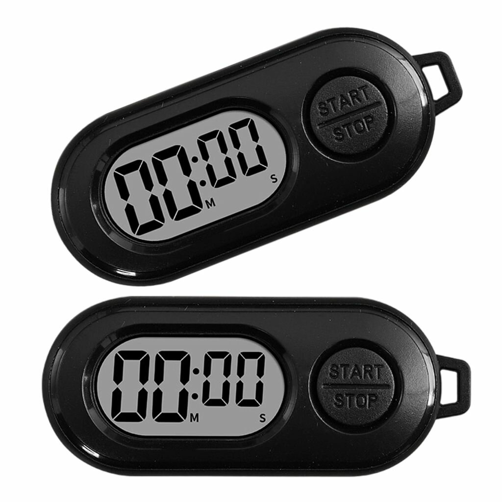 Два мини-брелка-таймера-черный-2 черные модели