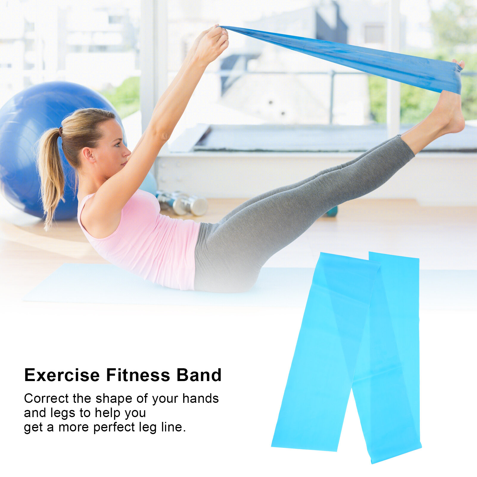 Эспандер для пилатеса, фитнес-упражнения, эспандер для упражнений, TPE, эластичная лента для йоги, эластичная лента для йоги