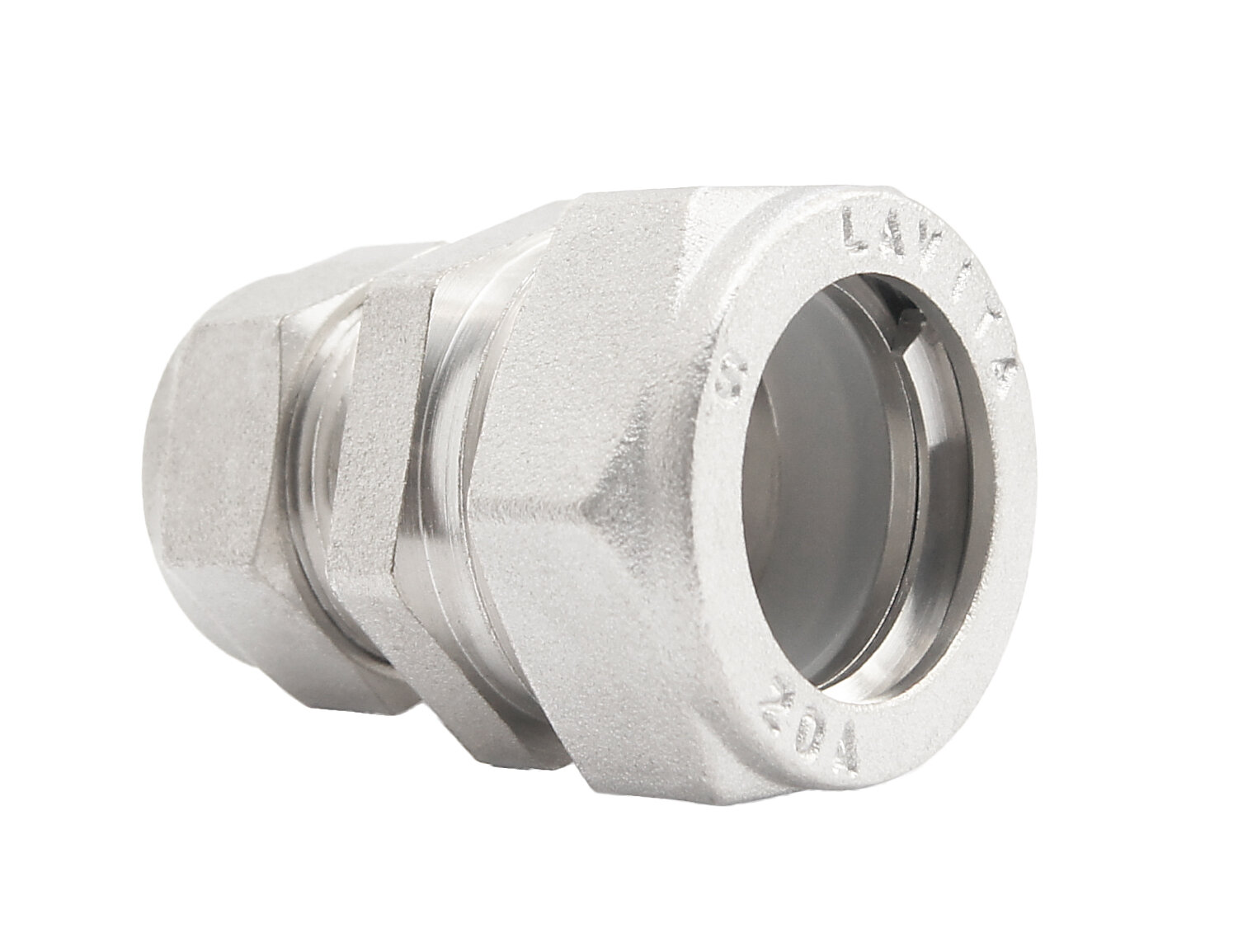 Муфта соединительная 20-20 Lavita для гофрированной трубы из нержавеющей стали