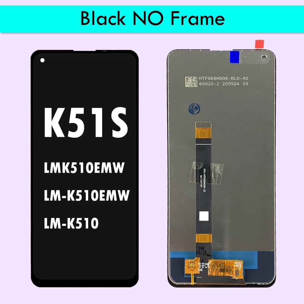 Оригинальный дисплей 6,55 'для LG K51S K51 S LMK510EMW LM-K510EMW LM-K510, детали для ремонта ЖК-дисплея