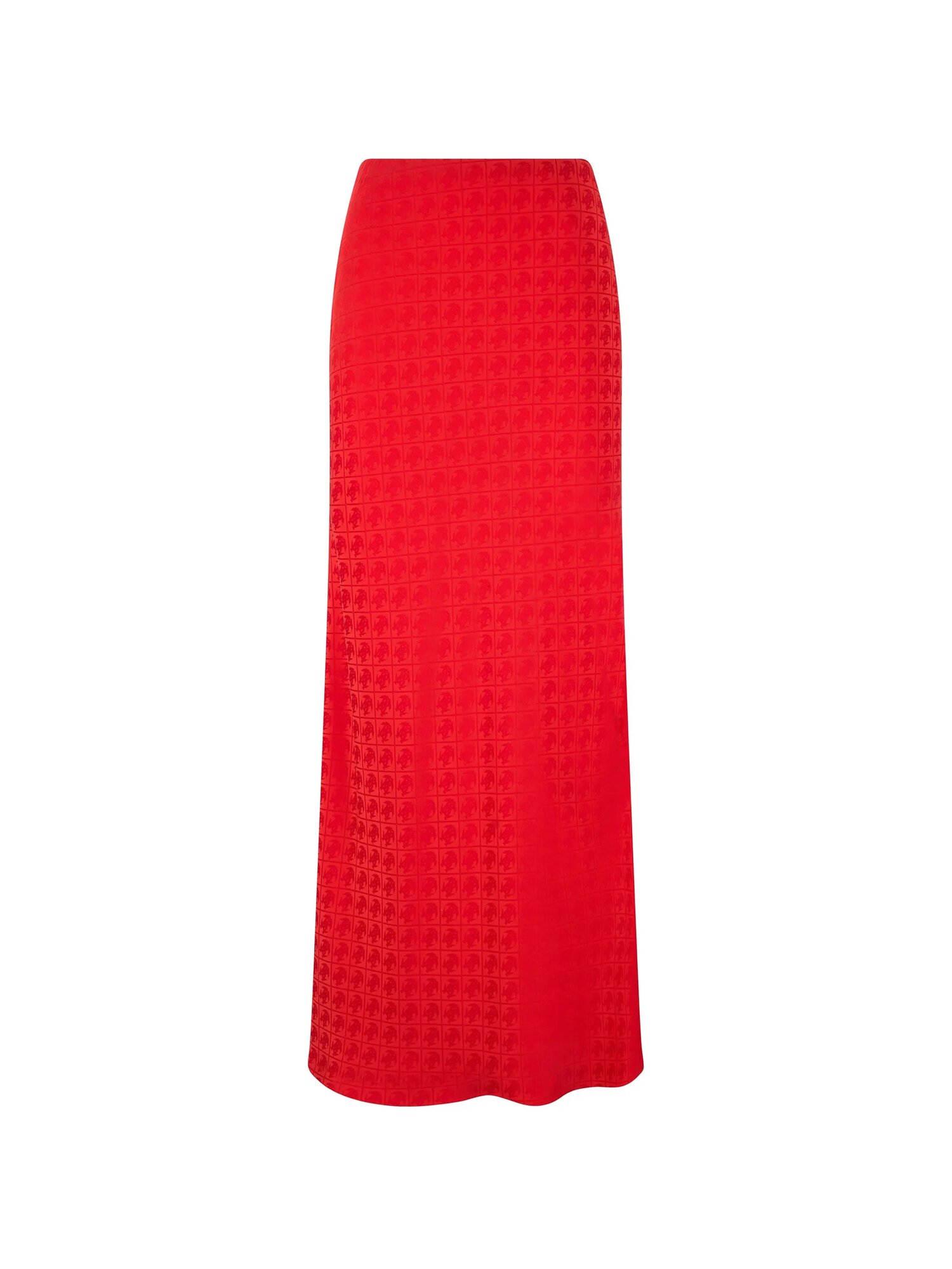 Юбка Roberto Cavalli Monogram-pattern maxi skirt