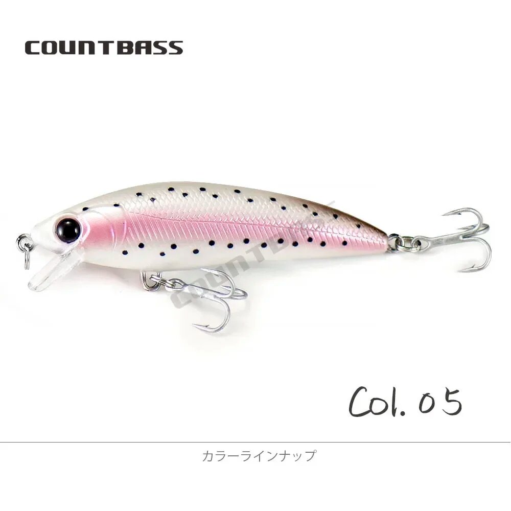 COUNTBASS Minnow, 60 мм, Розовый, Col. 05