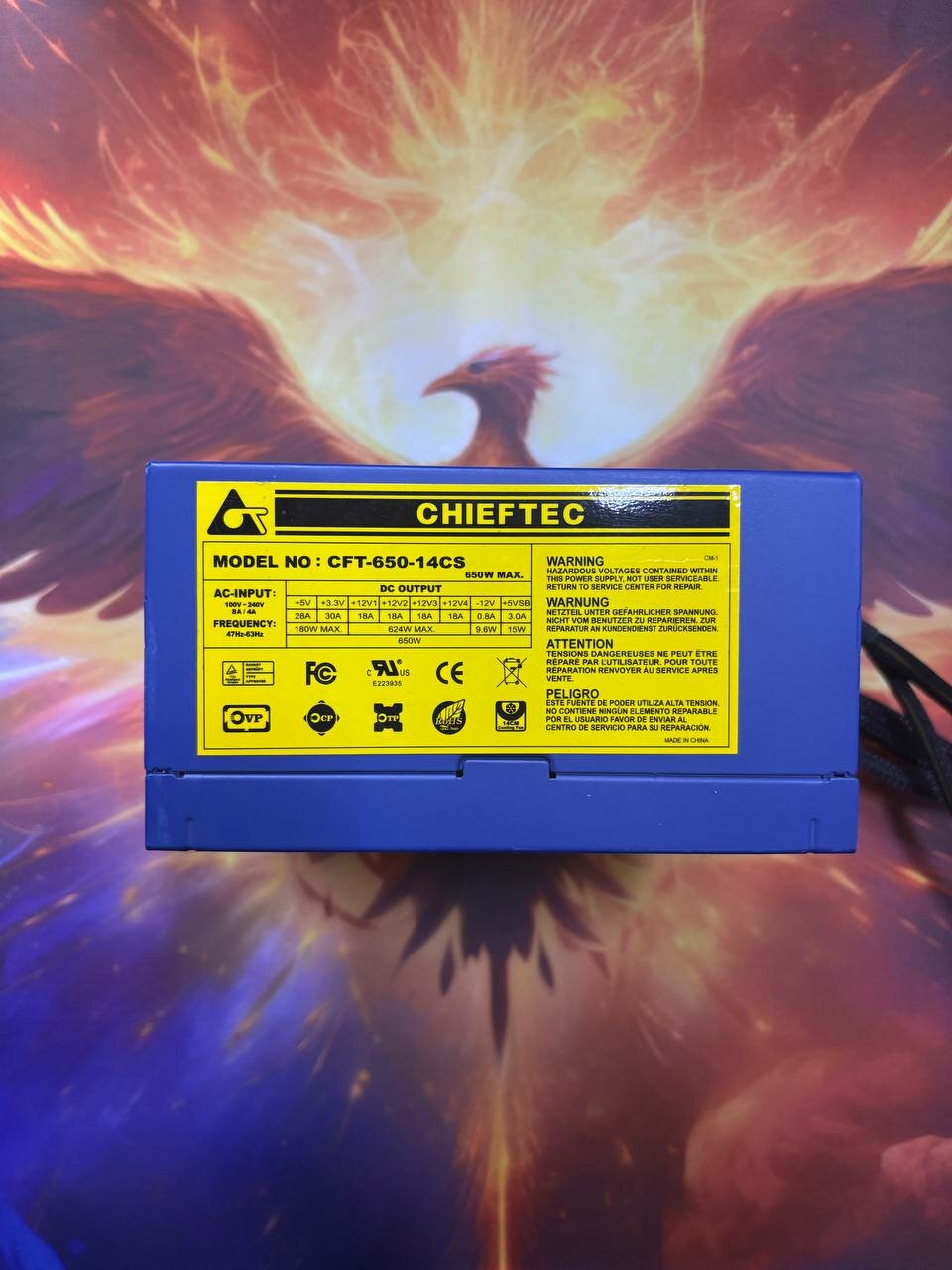 Блок питания 650W CHIEFTEC CFT-650-14CS