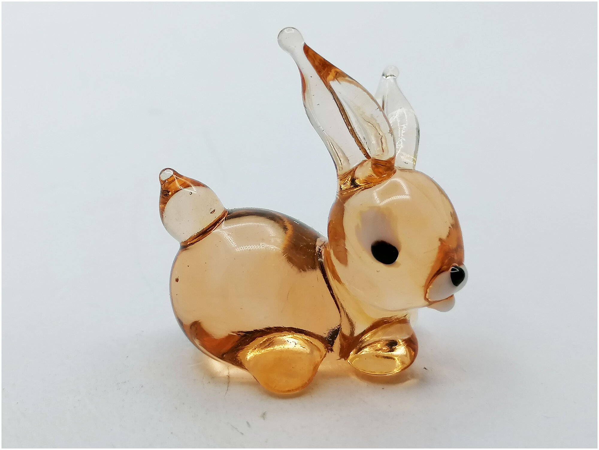 Заяц/ статуэтка из стекла/сувенир из стекла/заяц сувенир/статуэтка из стекла