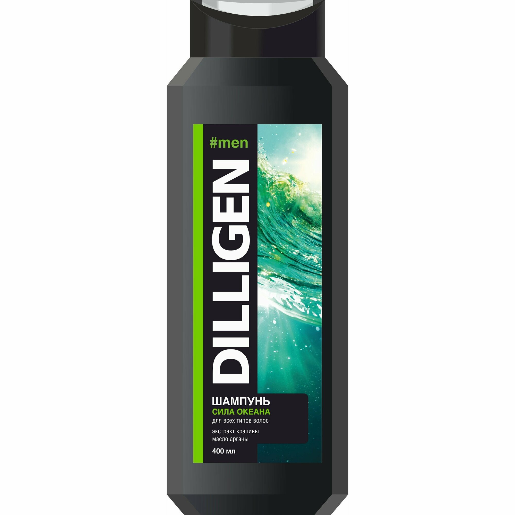 Шампунь для волос мужской Dilligen Сила океана, 400мл