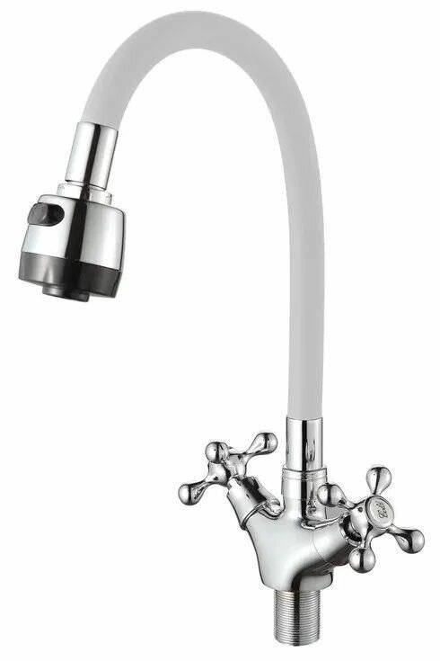 Смеситель для кухни с гибким силиконовым изливом D-lin