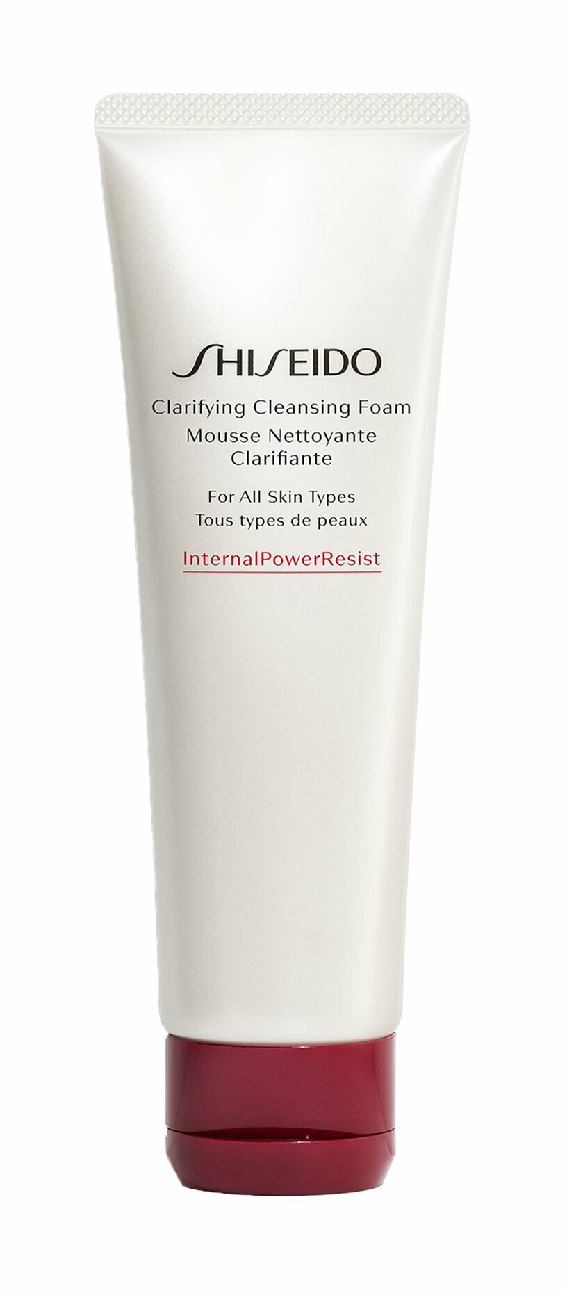 Shiseido Defend Preparation Clarifying Cleansing Foam - Насыщенная очищающая пенка с микрочастицами белой пудры и белой глиной, 125 мл.