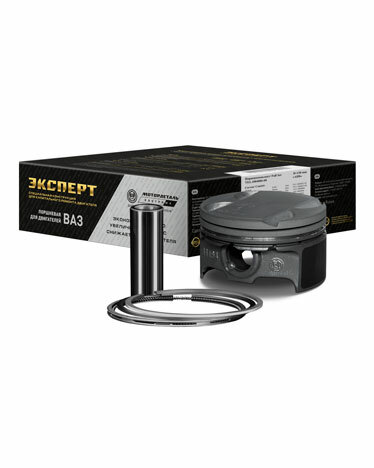 Поршневая группа ВАЗ 11194 77.0 B МоторДеталь "безвтыковая" (поршни, кольца, пальцы) (артикул 11194-1004018-К-АР "B")