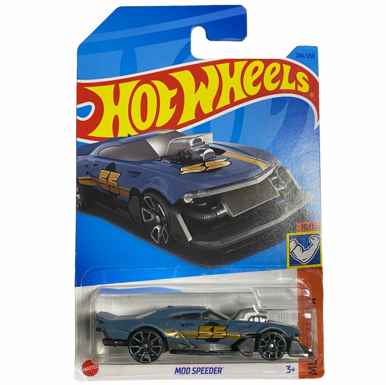 Hot Wheels металлическая машинка, коллекционная в масштабе 1:64 MOD SPEEDER
