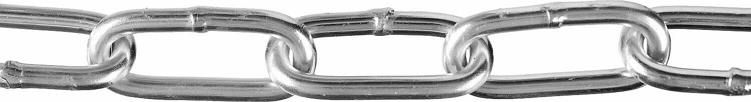 ЗУБР DIN 763, 5 мм, L 45 м, длиннозвенная цепь, Профессионал (4-304030-05)