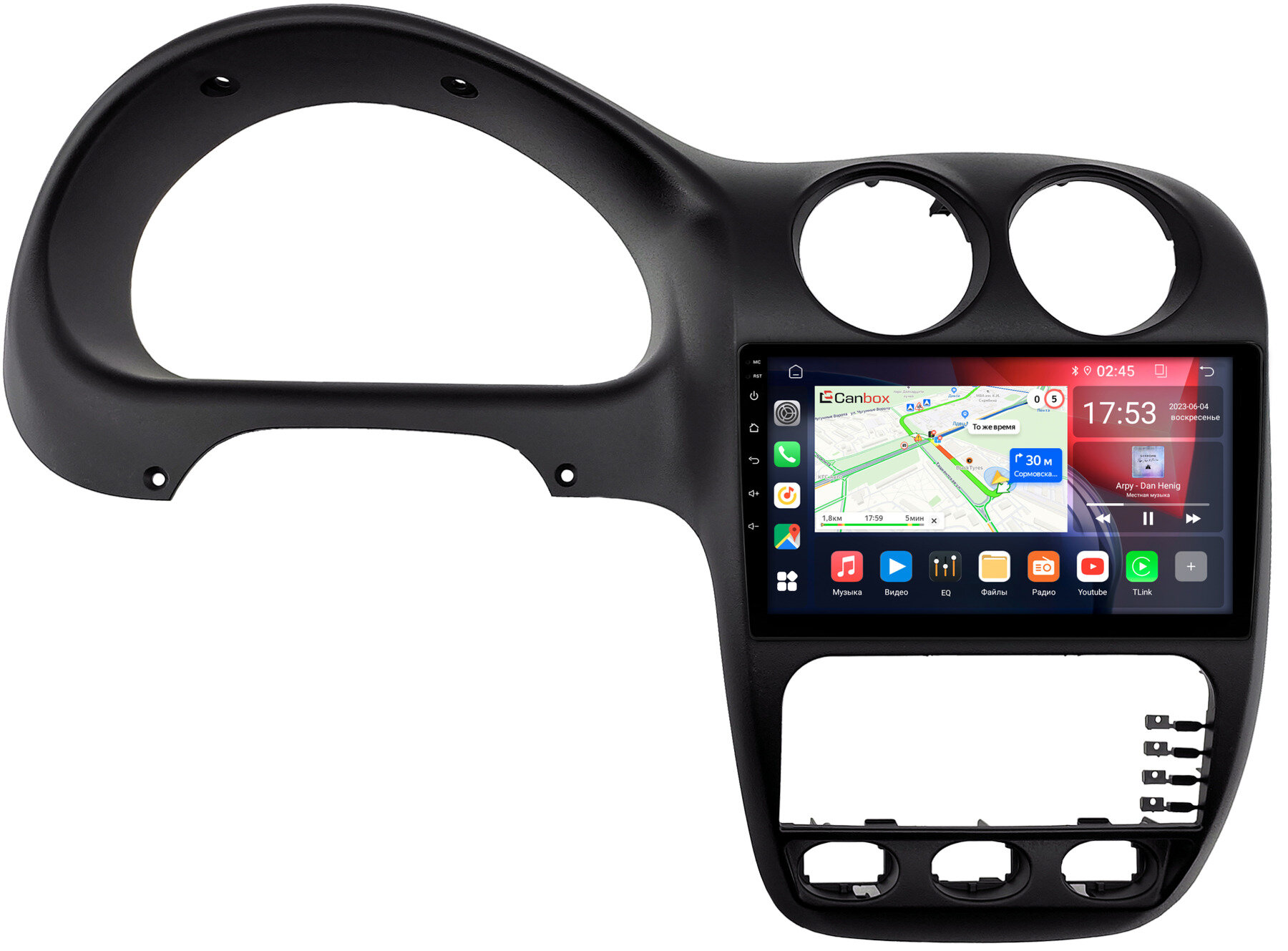 Штатная магнитола Canbox RS9-1303 для Daewoo Matiz 2000-2015 1.5/32 Android 10 (IPS, DSP, CarPlay)