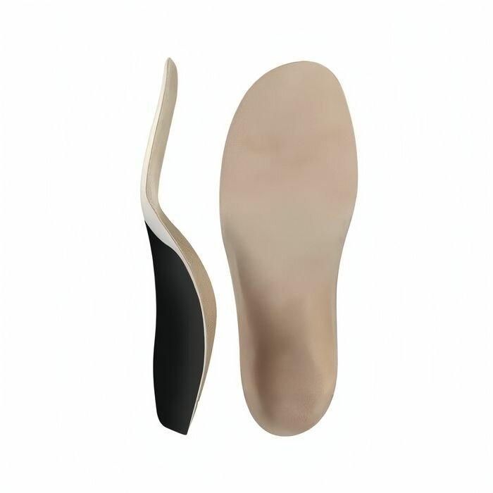 Стельки ортопедические с чашеобразной пяткой и жеским каркасом Luomma Lum 202 Бежевый, 17/18