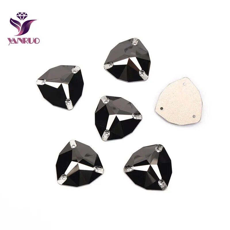 YANRUO 3272 Триллиант Гематит, 12mm, 56шт
