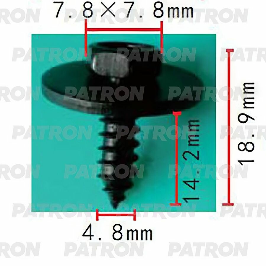 Саморез автомобильный, для Мерседес (10 штук)