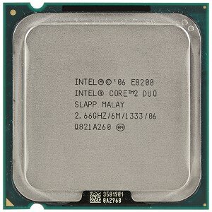 Процессор Socket-775 Intel Core 2 Duo E8200 2.66/6М/1333 SLAPP MALAY