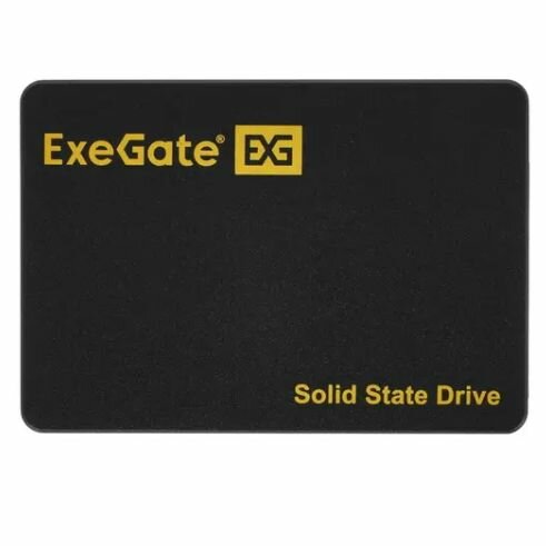 120 ГБ 2.5" накопитель ExeGate NextPro UV500TS120 (EX276536RUS) - SATA 1.5 Гбит/с, чтение - 553 Мбайт/сек, запись - 498 Мбайт/сек, 3D NAND