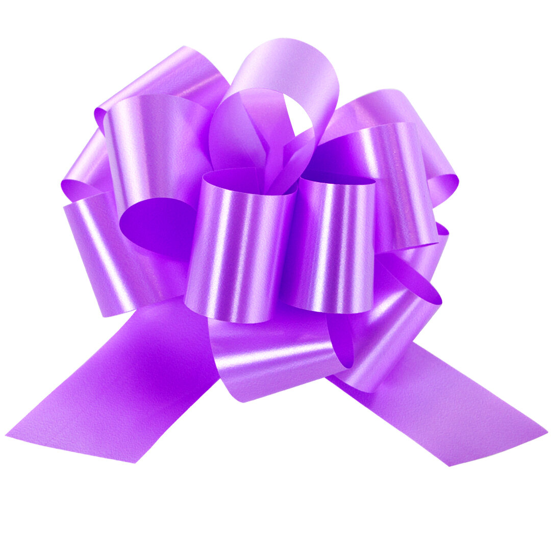 Бант Шар, Сиреневый, 19 см, 1 шт.