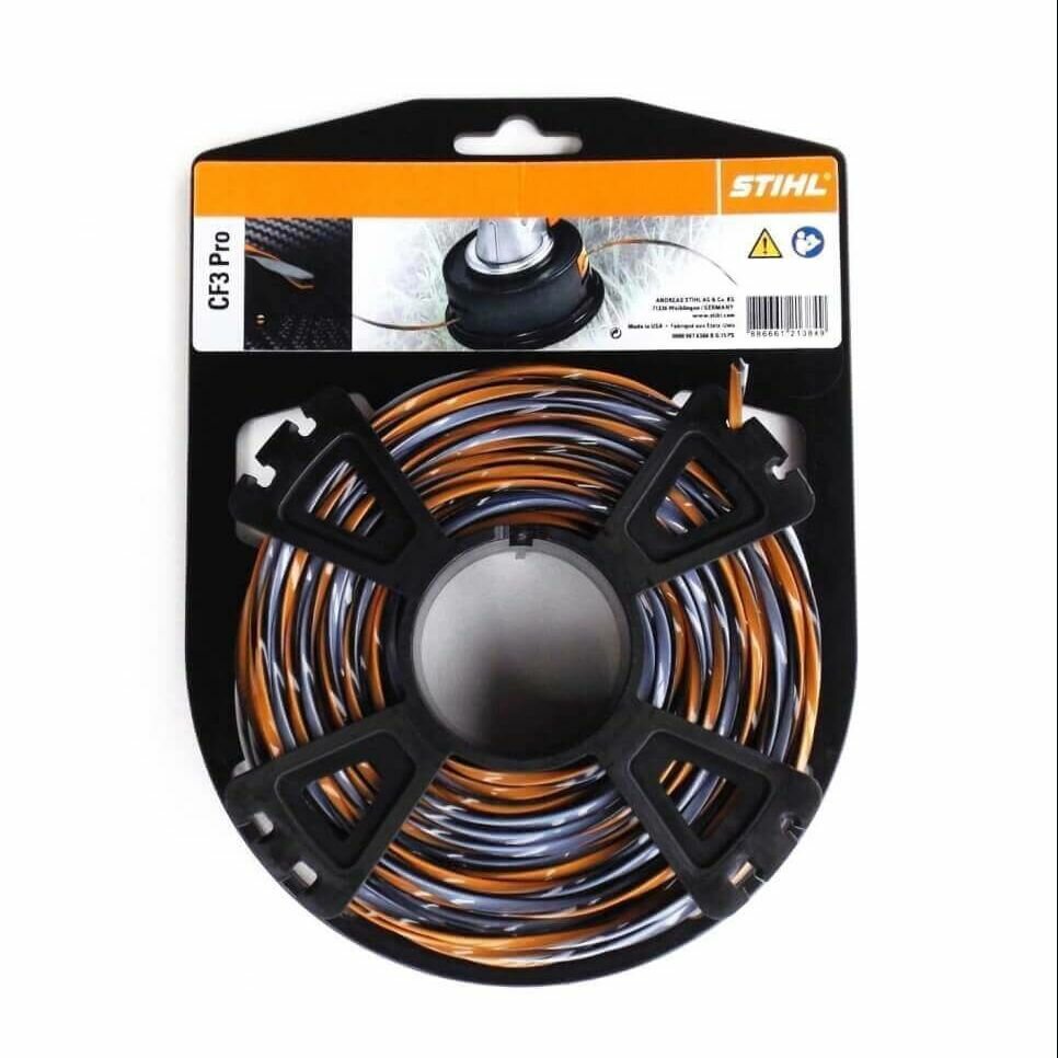 Леска для триммера 2 мм х 91 м STIHL CARBON крестообразная 00009304319