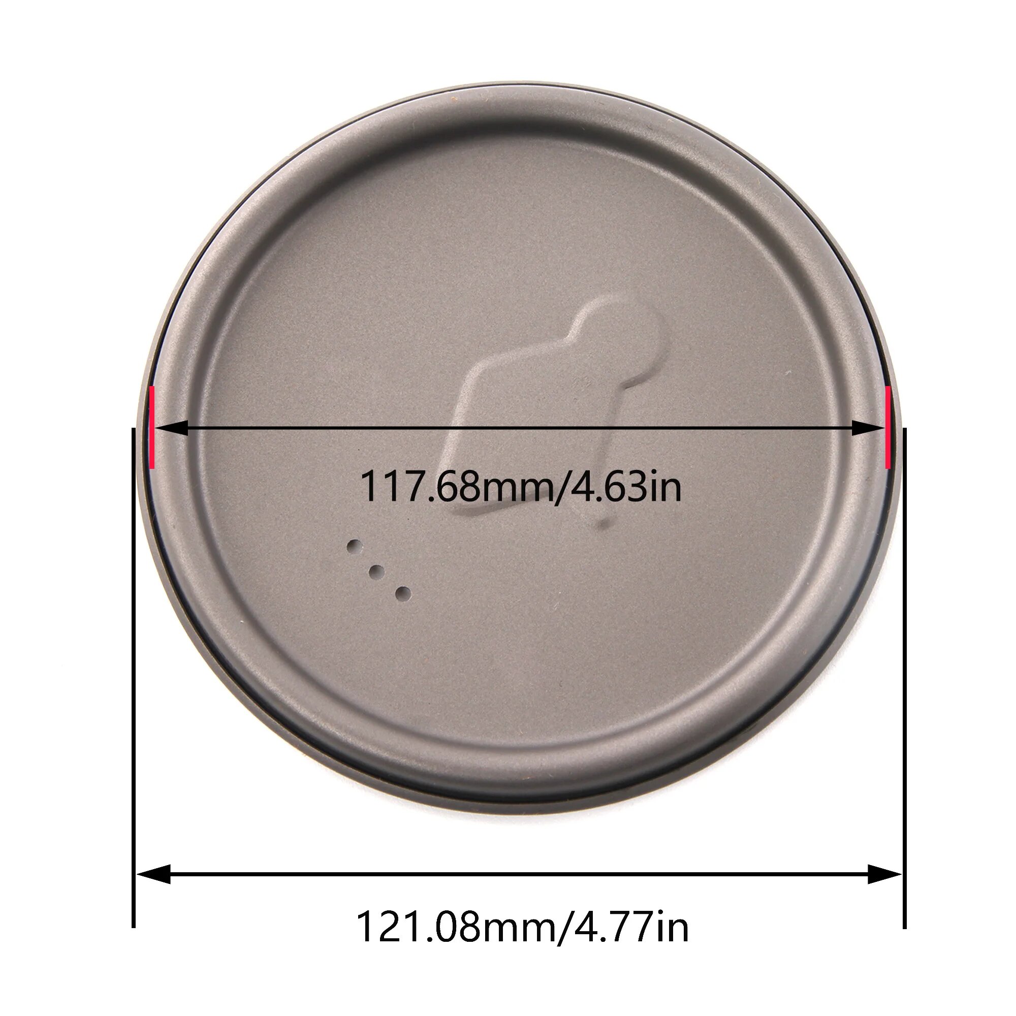 Титановая крышка для чашки TOAKS D80, Цвет: LID115