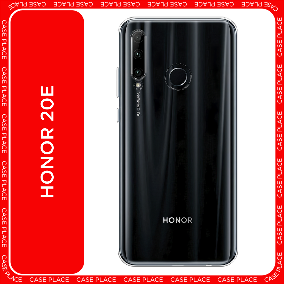 Чехол на Honor 20e / Хонор 20е прозрачный