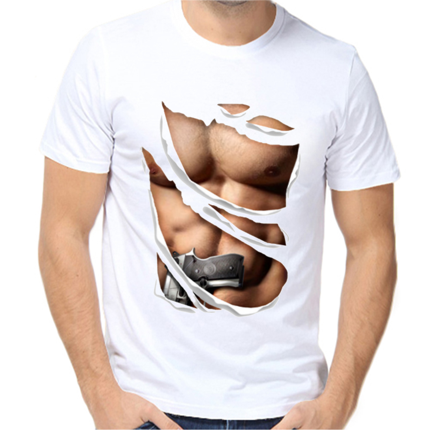 Футболка мужской торс 7