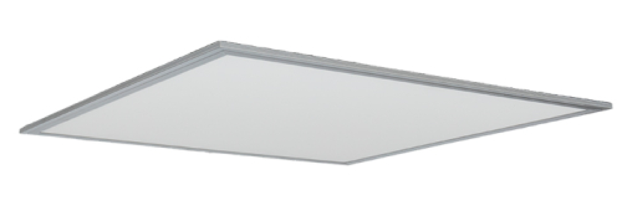 Светодиодная панель EKF / ЕКФ ЛУО-4007-L квадратная ультратонкая, встраиваемая серебро без драйвера, мощность 36Вт 4000К IP40, размер 595х595х10мм / освещение
