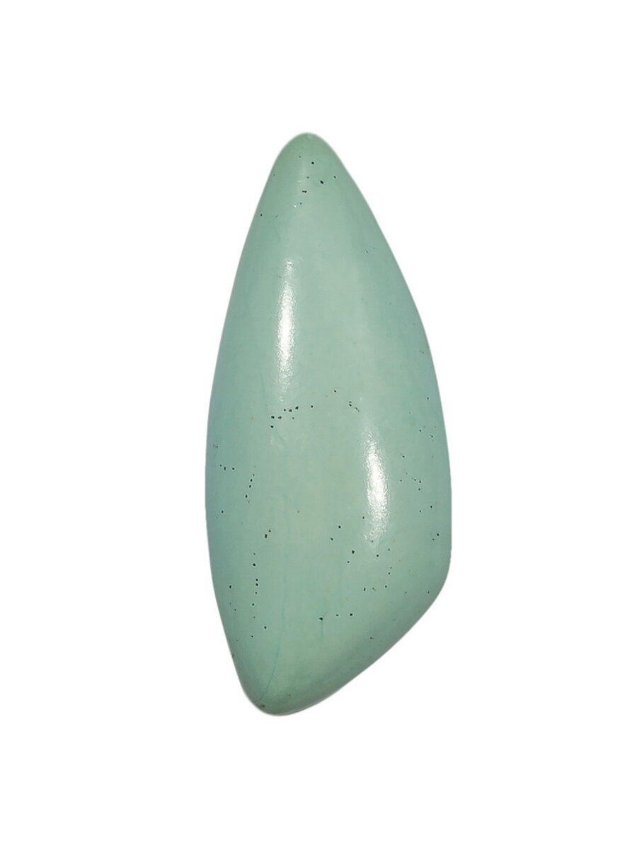 Кабошон Хризоколла 33х15х6 мм.