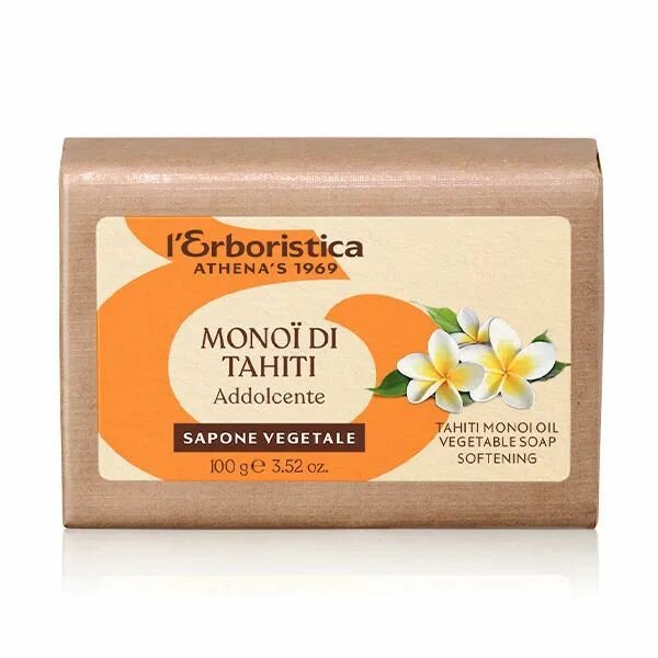 L'ERBORISTICA Твердое мыло с монои Monoi Di Tahiti
