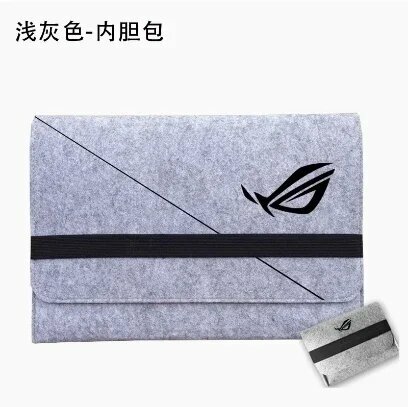 Индивидуальный фетровый чехол для ноутбука Asus ROG OUIO 17inches, GRAY