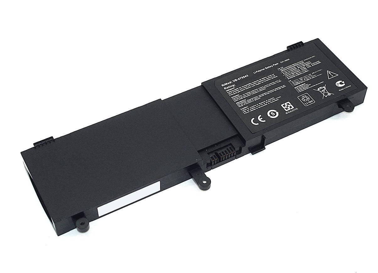 Аккумулятор OEM (совместимый с 0B200-00390100, C41-N550) для ноутбука Asus N550 15V 3500mAh черный