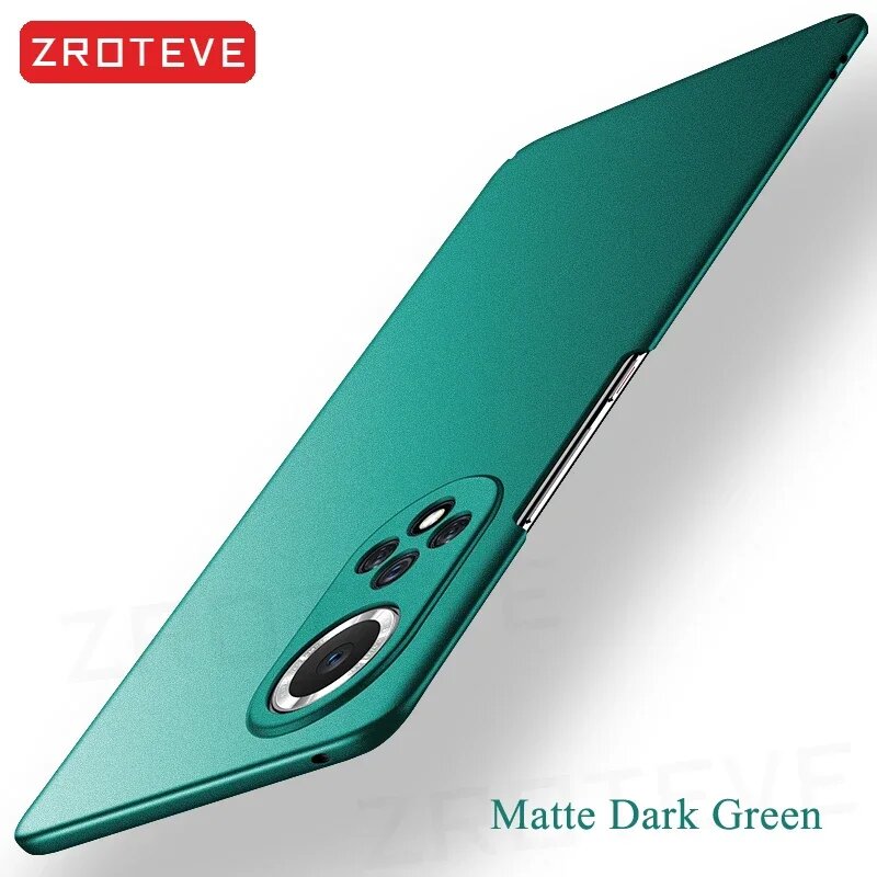 Чехол для Honor50 ZROTEVE Slim Matte Hard PC Cover Coque для Matte Dark Green, For Honor30 Pro Plus