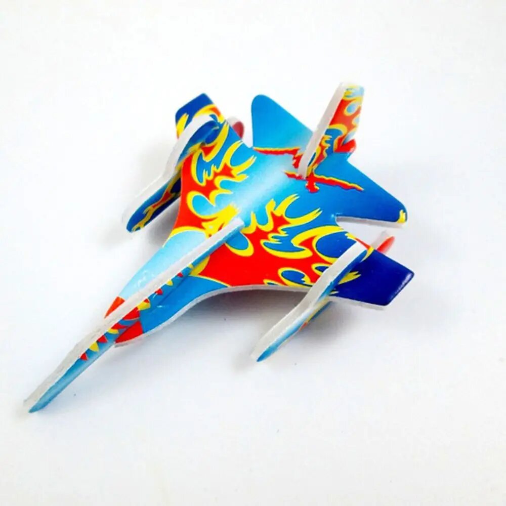 Детские пенопластовые самолеты, набор из 10 штук